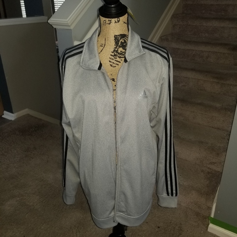 Adidas 3 Stripe Track Jacket - Gem
